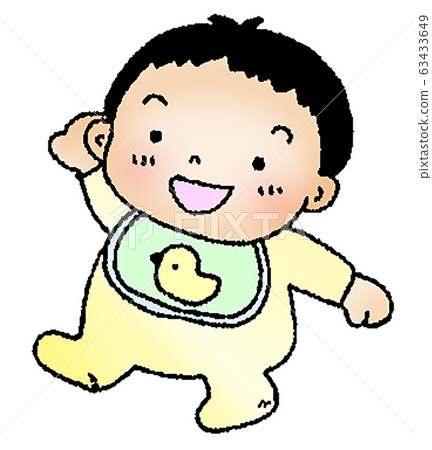 Energetic baby - Stock Illustration [63433649] - PIXTA