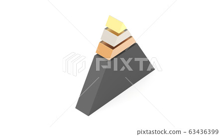 Class society pyramid annual income gap CG - Stock Illustration ...
