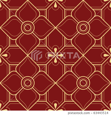 Abstract line thai geometric pattern vector - Stock Illustration ...