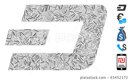 Dash Collage Dash Currency Icon - Stock Illustration [63452172] - PIXTA