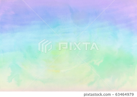 Bright color watercolor background - Stock Illustration [63464979] - PIXTA