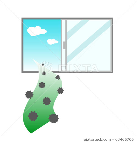 Virus Room Intrusion - Stock Illustration [63466706] - PIXTA
