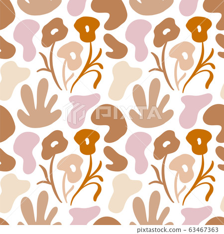 Seamless vector floral color pattern.... - Stock Illustration [63467363 ...