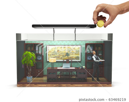 the concept of limited choice, social exclusion, - Stock Illustration ...