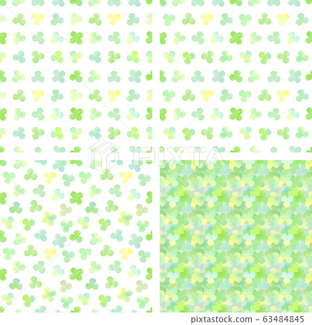 Pastel clover background stuffing - Stock Illustration [63484845] - PIXTA