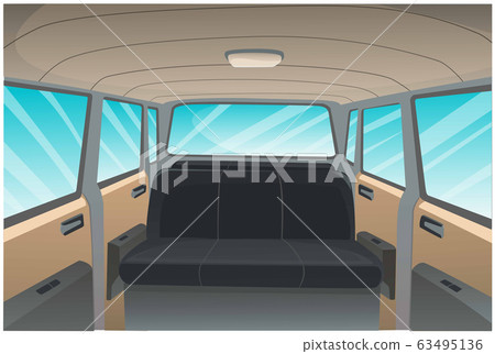 Cartoon image of car interior background. - Stock Illustration ...