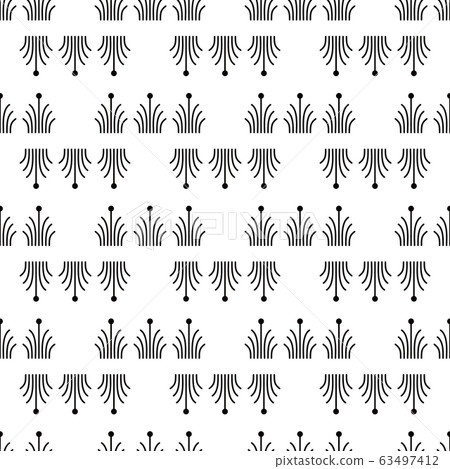 Japanese traditional pattern reed pattern - Stock Illustration ...