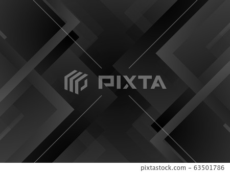 Black abstract tech geometric minimal background - Stock Illustration ...