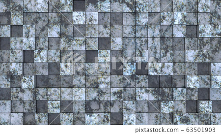 3D surface render with abstract geometric pattern. - Stock Illustration ...