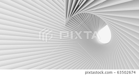 Abstract white space architecture,perspective... - Stock Illustration ...