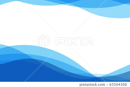 Blue wave layer curve concept abstract vector - Stock Illustration ...