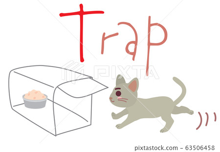 Explanation illustration of local cat TNR Trap - Stock Illustration ...