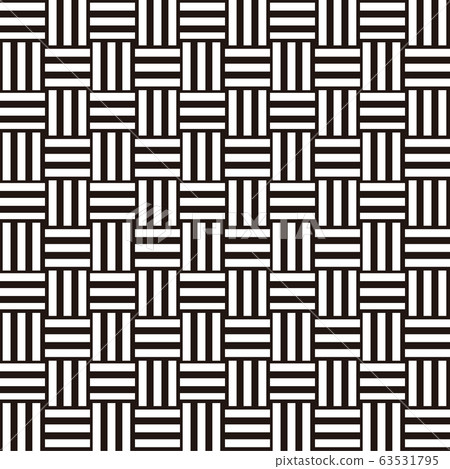 Mizashiri / Ajiro pattern black - Stock Illustration [63531795] - PIXTA