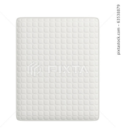Front view of white mattress - Stock Illustration [63538879] - PIXTA