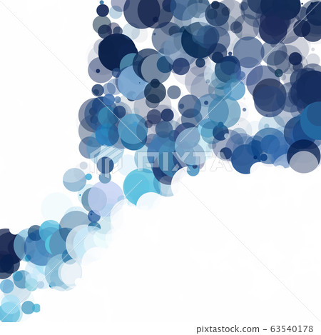 Bubbles Unique Blue Bright Vector Background - Stock Illustration ...