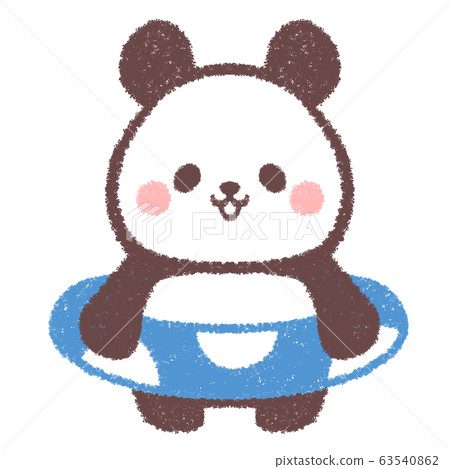 Panda float - Stock Illustration [63540862] - PIXTA