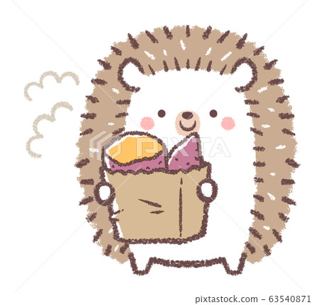 Hedgehog roasted potato - Stock Illustration [63540871] - PIXTA
