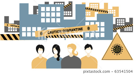 Closing of factories and industries due to - Stock Illustration ...
