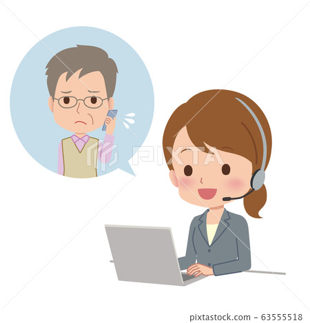 Illustration of operator - Stock Illustration [63555518] - PIXTA