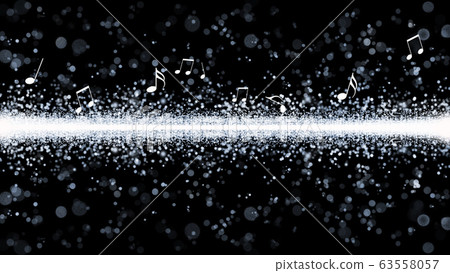 Music image, sparkling and sparkling background - Stock Illustration ...