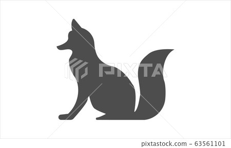 Fox vector icon. Perfect pictogram... - Stock Illustration [63561101 ...