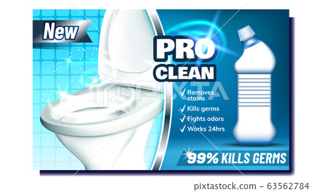 Pro Clean Creative Promo Advertising Banner Vector - Stock Illustration ...