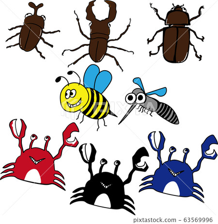 Summer creatures set - Stock Illustration [63569996] - PIXTA