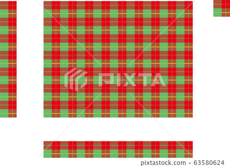 Red and green check pattern - Stock Illustration [63580624] - PIXTA