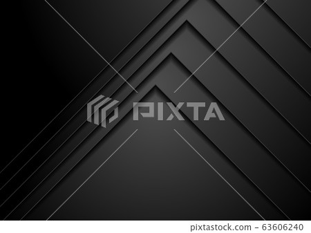 Black abstract technology material background - Stock Illustration ...