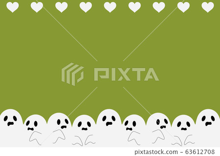 Obake frame rectangle green - Stock Illustration [63612708] - PIXTA