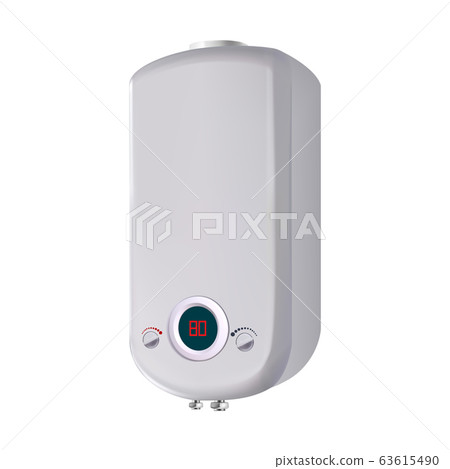 Domestic Water Heater Modern Equipment Vector - Stock Illustration ...