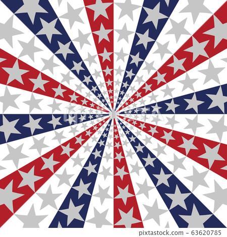 American flag sunburst art texture stars stripes - Stock Illustration ...