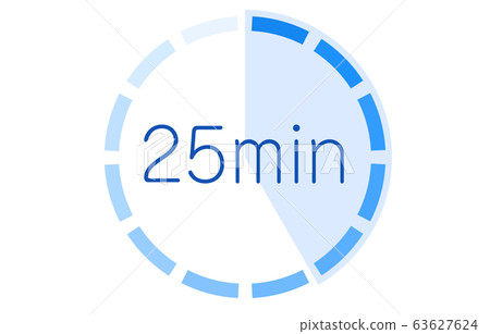 Estimated time required icon vector illustration - Stock Illustration ...