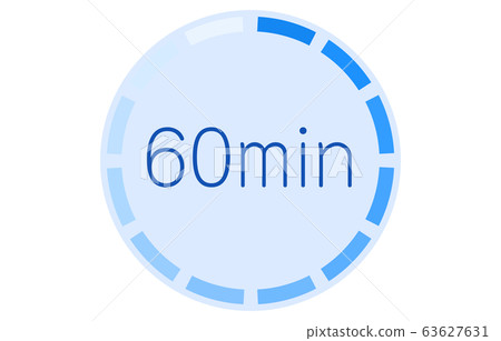 Estimated time required icon vector illustration - Stock Illustration ...