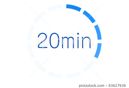 Estimated time required icon vector illustration - Stock Illustration ...