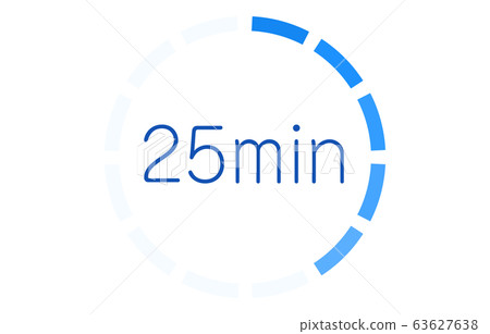 Estimated time required icon vector illustration - Stock Illustration ...