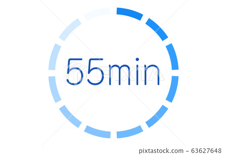 Estimated time required icon vector illustration - Stock Illustration ...