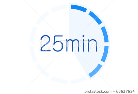 Estimated time required icon vector illustration - Stock Illustration ...