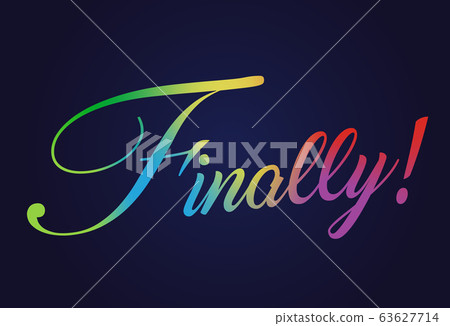 The isolated elegant rainbow colorful gradient... - Stock Illustration ...