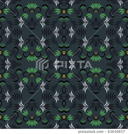 Abstract seamless colourful pattern exotic shapes - Stock Illustration ...