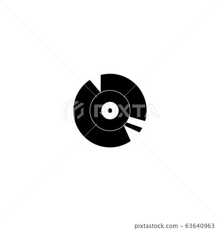 vinyl records graphic design template vector...-插圖素材 [63640963] - PIXTA圖庫