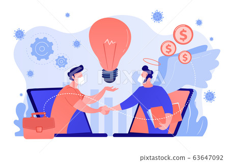 Angel investor concept vector illustration - Stock Illustration ...