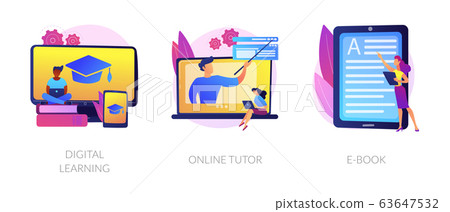 Adaptive learning vector concept metaphors. - Stock Illustration ...