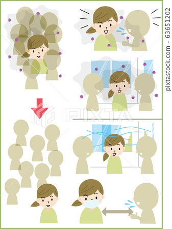 New Coronavirus Outbreak Set - Stock Illustration [63651202] - PIXTA