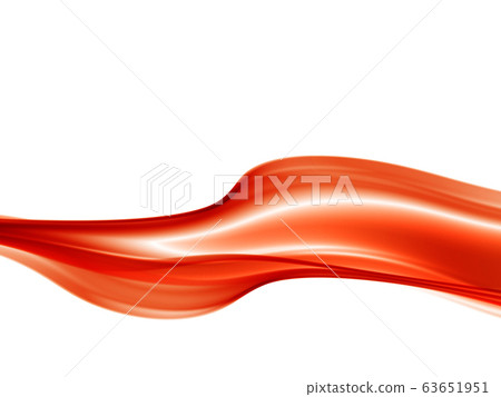Red paint drips. Abstraction red wave on a... - Stock Illustration ...