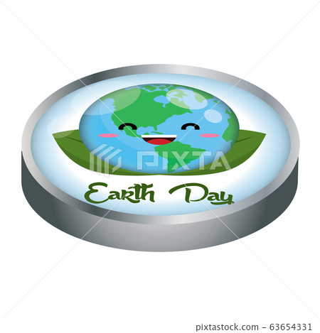 Earth day coin - Stock Illustration [63654331] - PIXTA