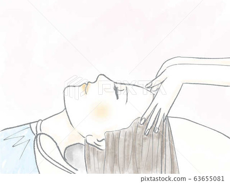 Head spa - Stock Illustration [63655081] - PIXTA