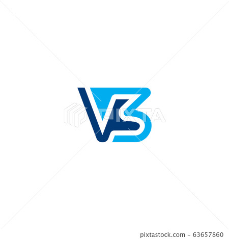 Initials letters V3 logo design vectors - Stock Illustration [63657860 ...
