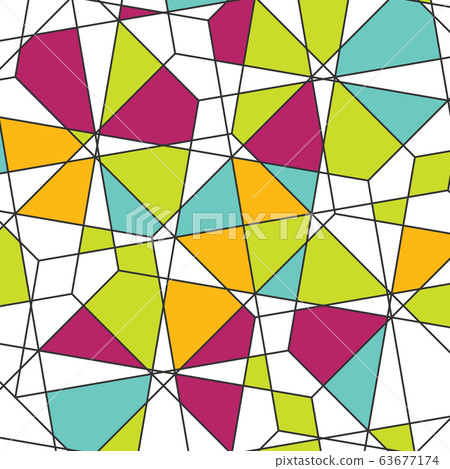 Vector abstract hexagon pattern. Modern texture... - Stock Illustration [63677174] - PIXTA