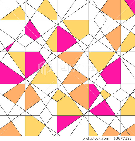 Vector abstract hexagon pattern. Modern texture...-插圖素材 [63677185] - PIXTA圖庫